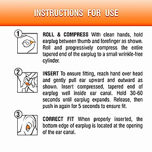 Moldex Soft Foam Ear Plugs 50 Pairs Softies® Earplugs -33dB Highest NRR Made in USA/Moldex Soft Foam Ear Plugs 50 Pairs Softies® Earplugs -33dB Highest NRR Made in USA