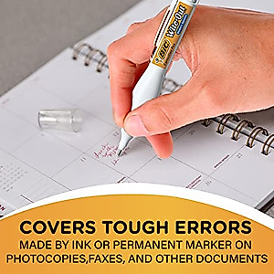 BIC Wite-Out Brand Shake 'n Squeeze Correction Pen, 8 ML Correction Fluid, 1 Count Pack of white Correction Pens, Fast, Clean and Easy to Use Pen Office or School Supplies