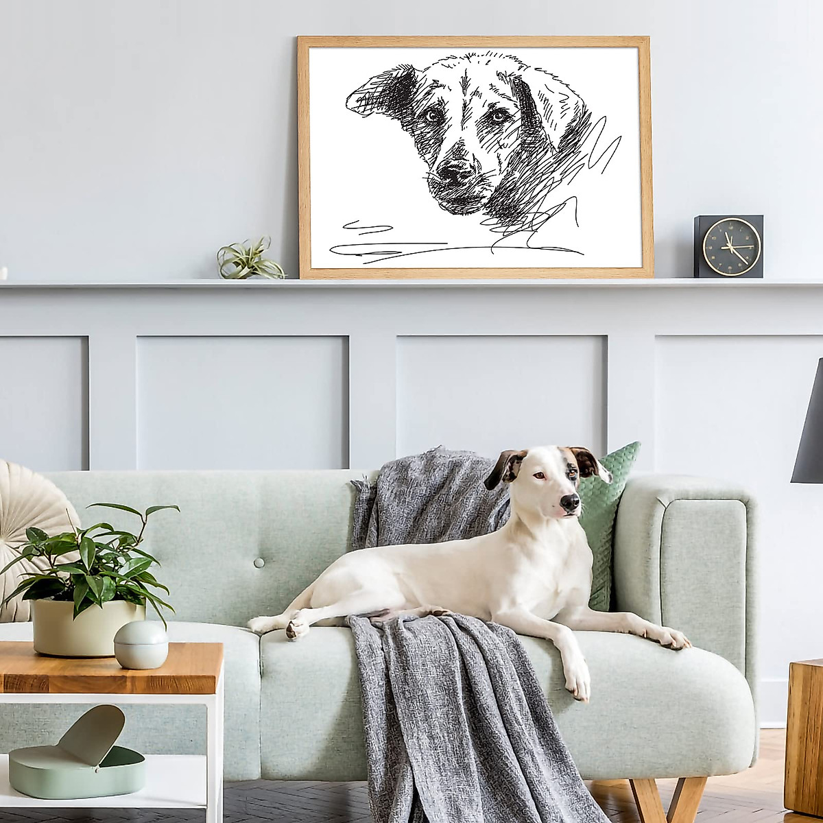 euwazram Rustic Oak 16x24 Frame - Single Frame, 16 x 24 Poster Frame for Artwork, Puzzles, Photos and Movie Posters Picture Frames