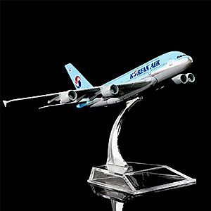 24-Hours Korean Air A380 Plane Model Airplane Models Birthday Gift