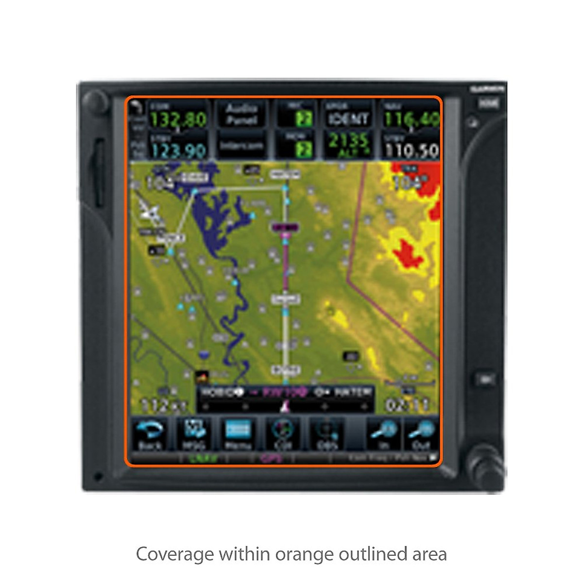 BoxWave Screen Protector Compatible With Garmin GTN 750 (Screen Protector ClearTouch Anti-Glare (2-Pack), Anti-Fingerprint Matte Film Skin for Garmin GTN 750