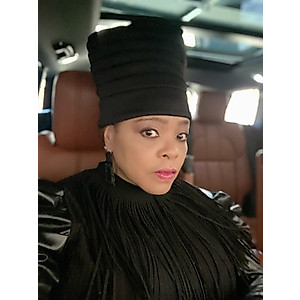 Mrotrida Tassel Bib Necklaces Long Velvet Fringe Choker African Chunky Necklace Jewelry for Women Party Beach