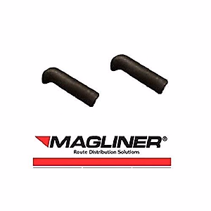 (Pack of 2) Magliner 1-1/8" OD Handles Ergo Design Black Rubber Hand Grips