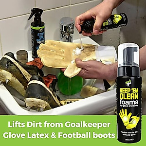 gloveglu Keep 'Em Clean Foama for Goalkeeper Gloves and Football Boots, 200ml