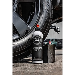 Adam's Graphene VRT 16oz Vinyl, Rubber, Tire & Trim Dressing - Durable UV Protection and Water Repellent - Graphene Ceramic Infused Formula - Dress Tires or Trim Without Worry of Slinging (16oz)