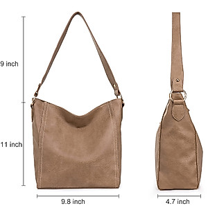 Montana West Purses for Women Vegan Leather Shoulder Purses and Handbags Hobo Bags for Women MWC-070KH