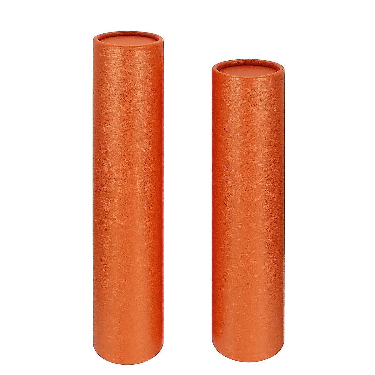 Document Tube Holder Kraft Storing Tubes Document Poster Tube Paper Storage Tube for Blueprints Prints Posters Targets Artworks and Drawings Orange Calligraphy Tube Telescoping Drafting Tube