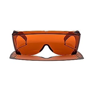 BluBlocker, StarShield Fit Over Sunglasses with Scratch Resistant Lens | Blocks 100% of Blue Light and UVA & UVB Rays | Retro | Gender Neutral for Men, Women, & Everyone | Blue Blocker | 2355K |