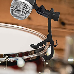 4PCS Drum Microphone Clip Microphone Securing Clips Mount Holder Shockproof Musical Instrument Supplies