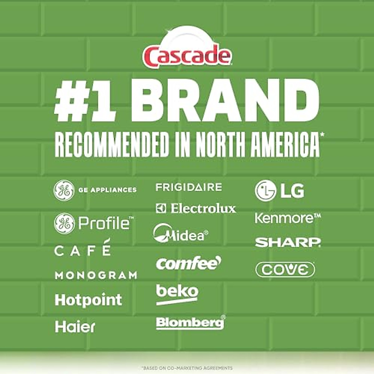 Cascade Free & Clear Dishwasher Pods, Dishwasher Detergent, Dish Detergent Soap, Lemon Essence, 47 Count