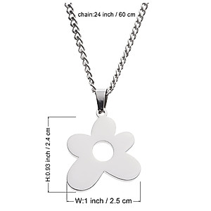 Ridetoxjx GOF Hip Hop Pendant Chain Necklace (Gof)