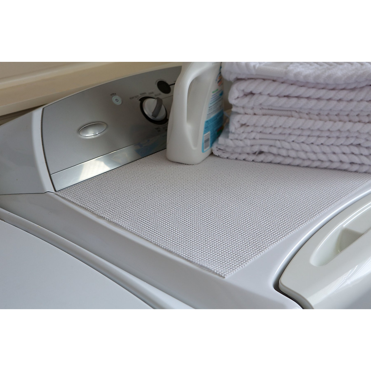 Duck Non-Adhesive Shelf Liner Select Grip EasyLiner, 12-inch x 20 Feet, White