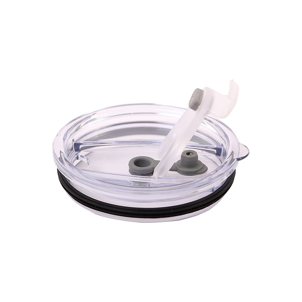 CocoStraw Straw Hole Flip LID for 30 oz Stainless Steel Vacuum Cups Ozark Trail Tumbler Rambler Brand Spill Proof LEAK FREE