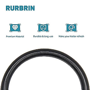 (10 PCS) 876-174 Piston O-Ring Part Compatible with Hitachi NV45AA NV45AB NV45AB2 NV45AB2(S) N5008AC N5010A NT50A NT65A2 Nailers