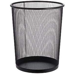 Amazon Basics Mesh Waste Basket, 2-Pack