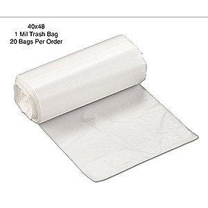 One Earth Disposable and Reusable Corrugated Cardboard Trash and Recycling Boxes: Bin + Lid + Trash Bag- Black (Qty. 10 Sets)