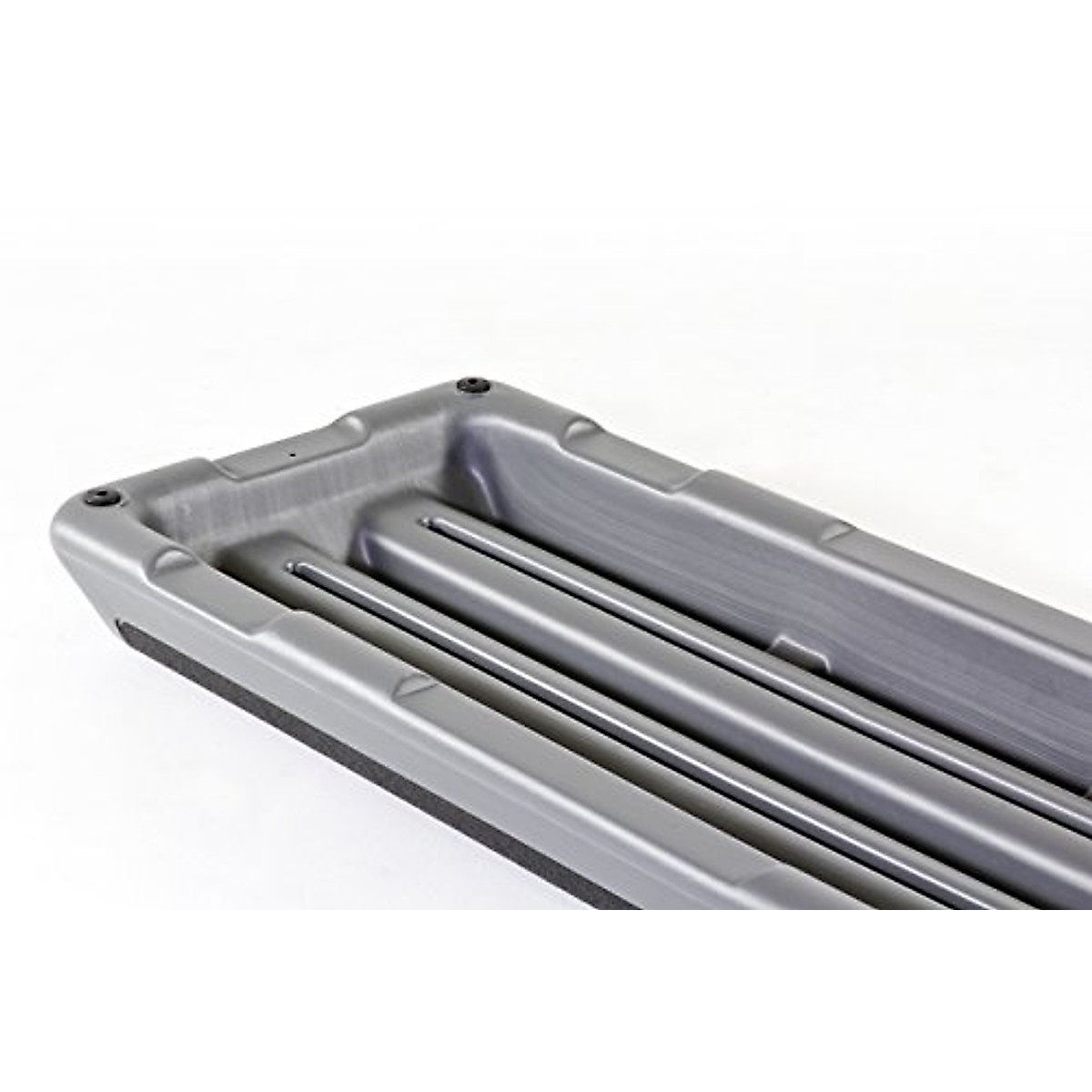 The Step (Made in USA Original Aerobic Platform for Total Body Fitness – Health Club 4 Risers Grey