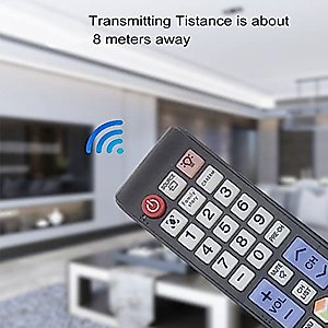 Riry Replacement Universal Samsung TV Remotes Compatible with All of Samsung Remote Control for Smart TV LCD LED HD TV with Backlight-NO Setup Required Universal Remote