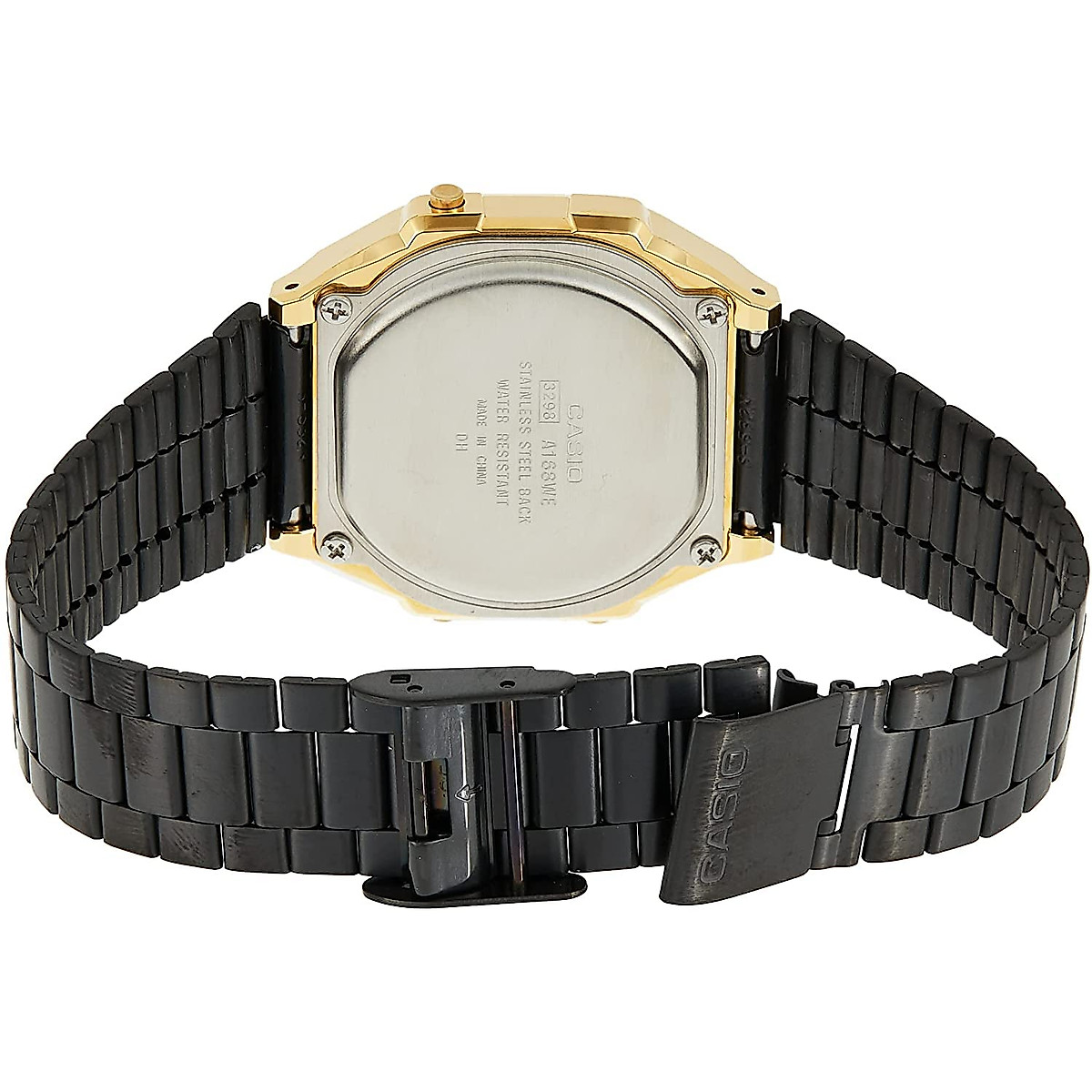 Casio Collection Unisex Adults Watch A168WG, Multicolored, standard size, Bracelet