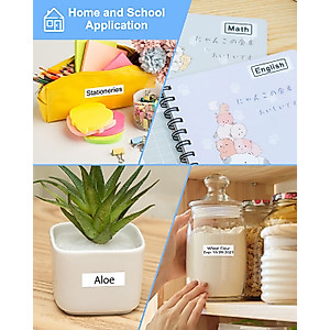 Labelife 6-Pack P Touch Label Tape TZe-231 Replacement for Brother TZe TZ Tape 12mm 0.47 Laminated White Label Maker Tape TZe231 TZ231 for Brother P Touch Label Maker PT-D210 PT-D220 PT-H110 PT-D600