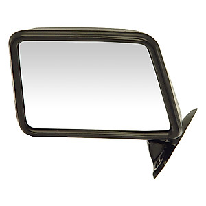 Dorman 955-225 Driver Side Manual Door Mirror - Folding Compatible with Select Ford Models, Black