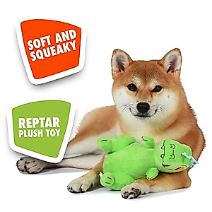Nickelodeon for Pets Rugrats Reptar Figure Plush Dog Toy - 6 Inch Green Nickelodeon Toys - Rugrats Toys for Dogs from Nickelodeon 90s Rugrats TV Show - Nickelodeon Toys for Dogs, Plush Fabric Dog Toy