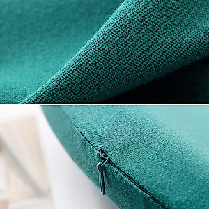 Eonxius Memory Foam Seat Stool Round Cushions Floor Support Pillow Home Office Chair Pads Pink 12''