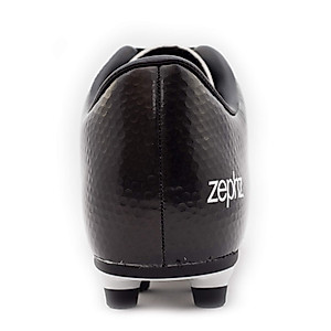 zephz Wide Traxx White/Black Soccer Cleat Adult 13