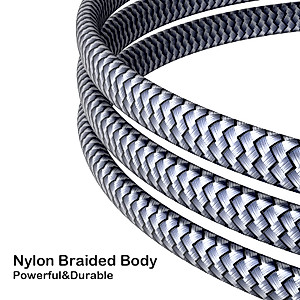 Power Cord, Goalfish 6.6ft/2m AC Power Cable 7A 125V TV Power Cord 18AWG 2 Prong Power Cable Replacement for Sony PS4, PS5 Game Console, Speaker, Monitor, HDTV, 4K TV, Printer, Laptop Power Supply