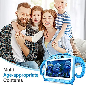 Tablet for Kids 7 Kids Tablet for Toddlers Tablet, 64GB Children Tablet, Kids Edition Tablet for Toddler Learning Tablet for Boys Girls with WIFI, Dual Camera, Touch Screen, Parental Control, Netflix