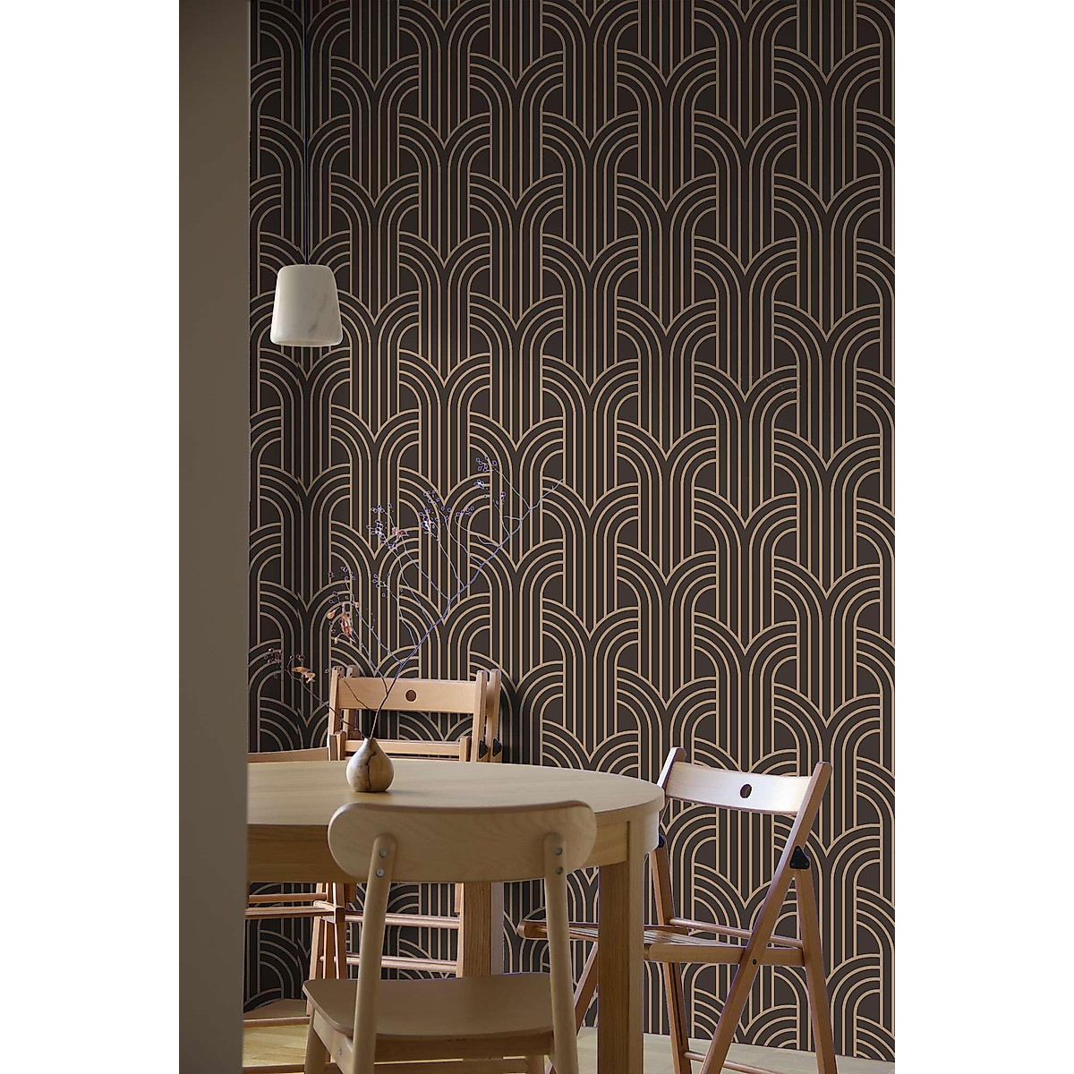 Christy Exorts Vinayl Peel and Stick Self Adhesive Removable Wallpaper, Woody Brown Durable Contact Paper Thicken Upgrade Textured Wallpaper for Living Room,Personal Space (24" x 72")