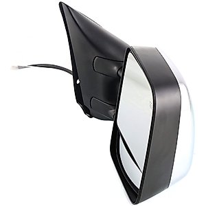 Kool Vue Driver & Passenger Side Power Heated Towing Mirrors for Nissan Titan 2004-2015 With Memory Chrome With Towing Package