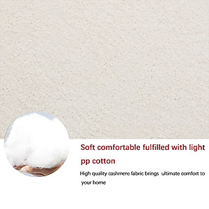 HZANHY 129" Modular Sectional Sofa Couch, L-Shape Upholstered Cloud Couch, Modern Minimalist Couches for Living Room, Deep Seat Corner Couch, Right Facing Chaise