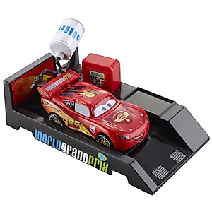 Disney Cars Toys 2 Pit Stop Launchers Lightning McQueen