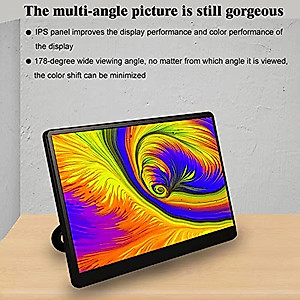 Hosi Laptop Screen Extender 15.6 Inch Portable Monitor 100-240V 6800K (US Plug)