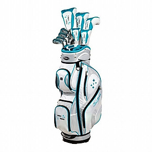 Lady Edge Complete Set Turquoise/White (Standard Length, Left Hand)
