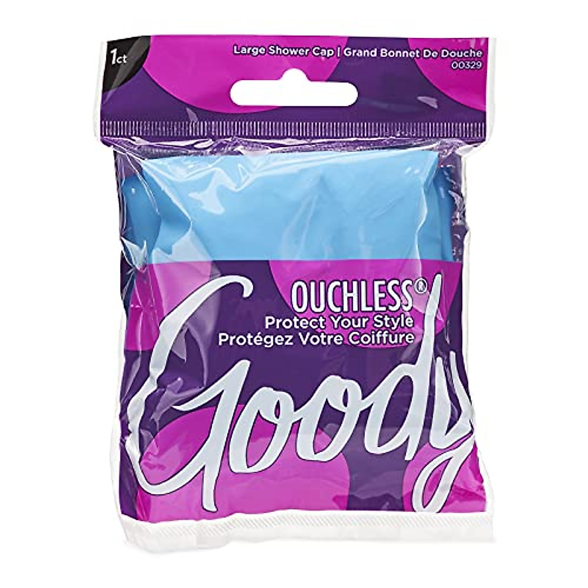 Goody Styling Essentials Shower Cap, 1 Count - Protect Your Hairstyle While Remaining Comfortable - Made with Durable and Waterproof Materials - Hair Accessories for Men, Women, Boys, and Girls