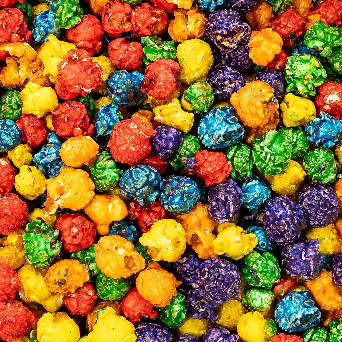 Colby Ridge Gourmet Craft Popped Gluten Free Popcorn Bulk Sized Large Gift Party Bags (Bulk 5 Gal. 80 Cups) (Rainbow)