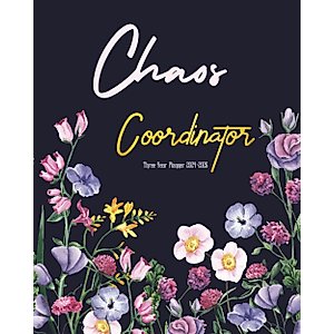 Chaos Coordinator Three Year Planner 2024-2026: Calendar from January to December 36 Month Organizer for Schedule & To do list with Federal Holidays