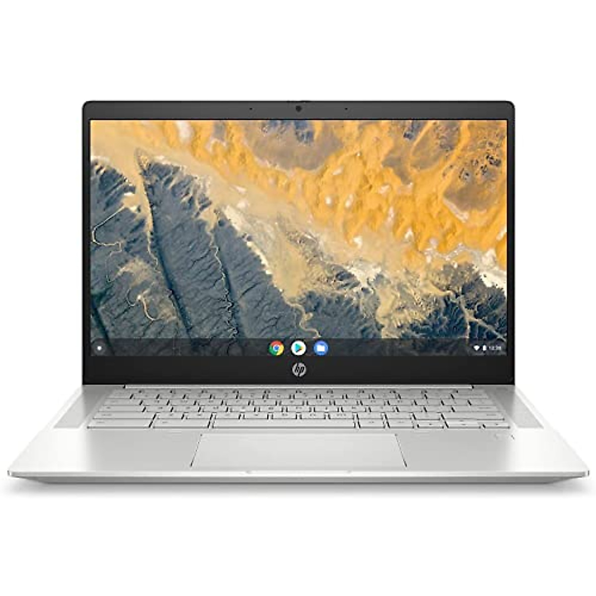 HP Pro Chromebook Laptop c640EG1 14" FHD Intel Core i3-10310U, Intel UHD Graphics, 8GB DDR4 RAM, 64GB eMMC Storage, Chrome OS, Natural Silver (Renewed)