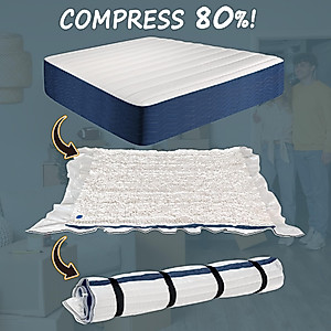 Meersburg Vacuum Storage Bag for Mattress – Vacuum Seal Bag for Memory Foam and Latex - Easy Moving, Shipping and Storage (King/Cal King)