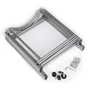 LIANTRAL Water Cooler Jug Rack, 5 Gallon Water Jug Holder Water Bottle Storage Rack, 5 gallon water jug stand, 3 Tiers, Silver