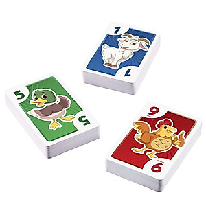 Mattel Games Skip Bo Junior Card Game in with 2 Levels of Play, 112 Cards, Sequencing Entertainment for 2 to 4 Players Ages 5 Years & Older