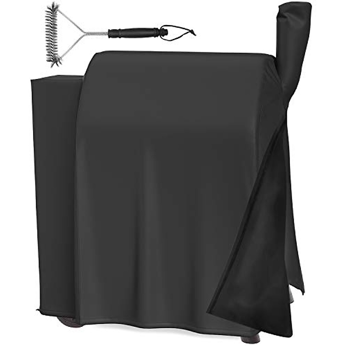 NUPICK Pellet Grill Cover for Traeger Pro 575 / 22 Series Grill, Grill Cover for Traeger Renegade Pro Grill, Zipper Design, Fit Grill Model for TFB57GZEO, TFB57GLE, TFB57PZBO, TFB38TOD
