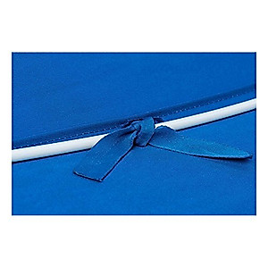 7.5 ft. Avalon Fiberglass Heavy Duty Commercial Grade Beach Umbrella with Ash Wood Pole & Acrylic Fabric