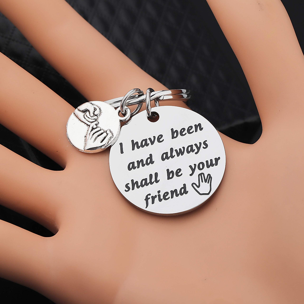Lywjyb Birdgot TV Show Inspired Friendship Keychain I Have Been and Always Shall Be Your Friend TV Show Fans Gift(Always Shall Be Your Friend)