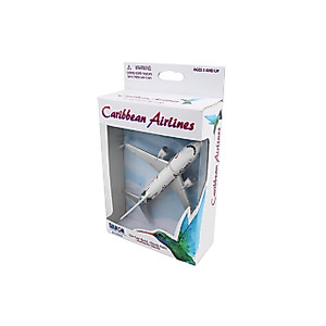 Daron Toy Airplane – Caribean 737 – Die-Cast Metal Model Airplane Toy with Plastic Parts for Kids Ages 3+