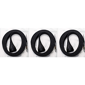 RITE-HITE Orin Briant Stick Jacket Fishing Rod Covers 3 Pack - Casting Black; Keep Your Rod Safe and from Getting Tangled…