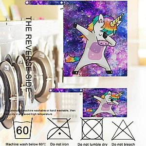 visesunny Fun Unicorn Galaxy Night Print 2Pcs Wet Bag with Zippered Pockets Washable Reusable Roomy for Travel,Beach,Pool,Daycare,Stroller,Diapers,Dirty Gym Clothes, Wet Swimsuits, Toiletries