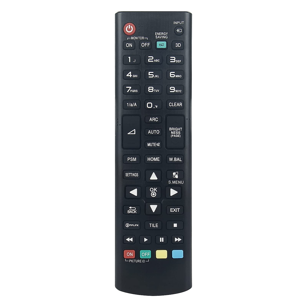 Beyution AKB75095362/AKB74475496/AKB73975748 Replace Remote Control fit for LG Monitor Signage TV 47LS53A 55LS55A 32LS53A 42LS55A 65LS53A 42LS53A 55LS53A 47LS55A 55UH5B 65UH5B 55WL30MSD 60WL30MS
